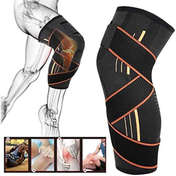 Kroymela - Knee Support Compression Strap Sleeve Ligament adjustable